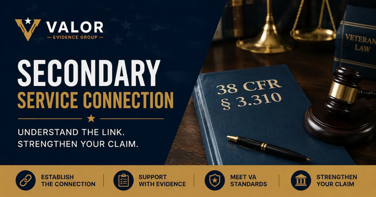 VA Secondary Connection Guide | Valor Evidence Group